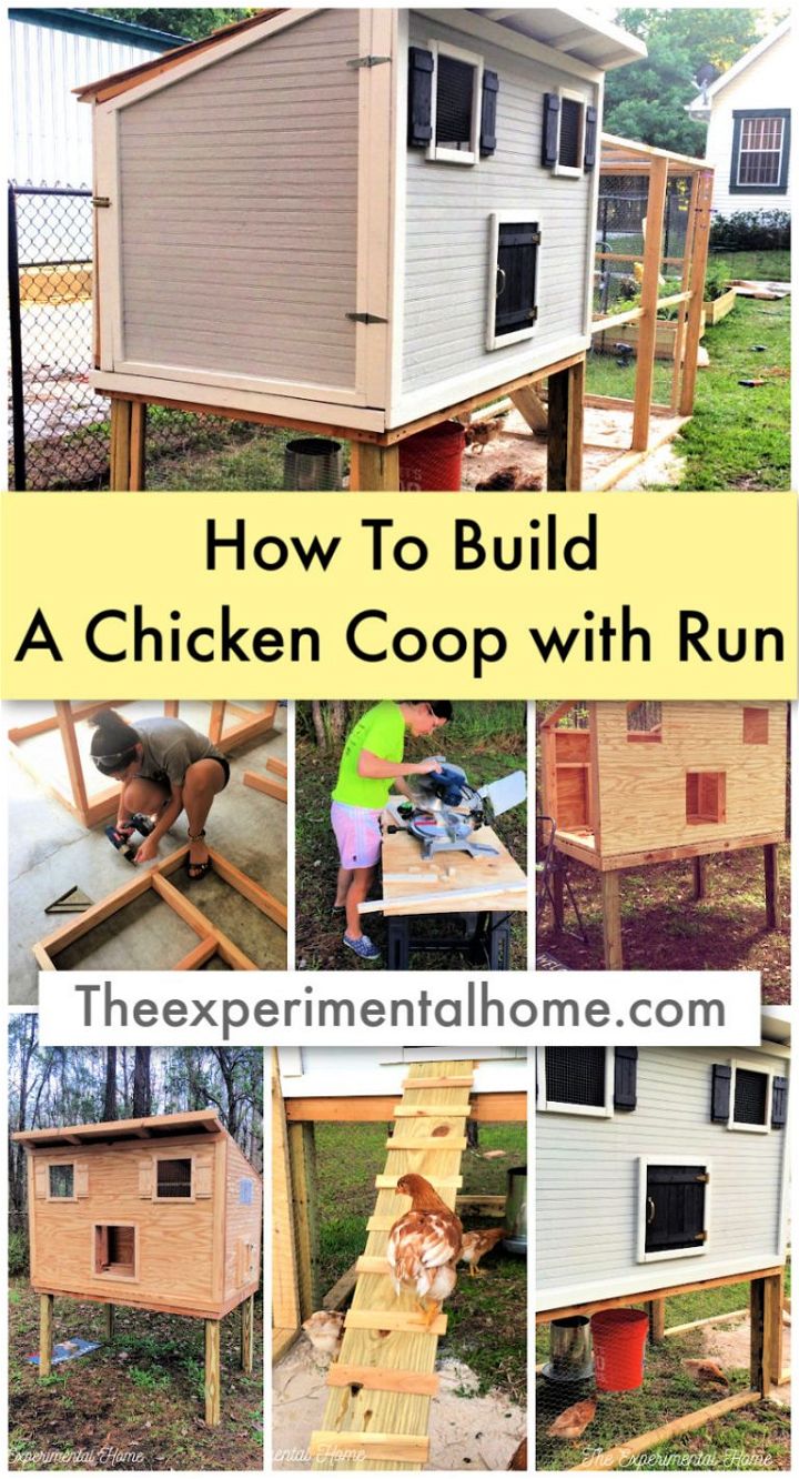 How To Build A Chicken Coop With Run - The Experimental Home
